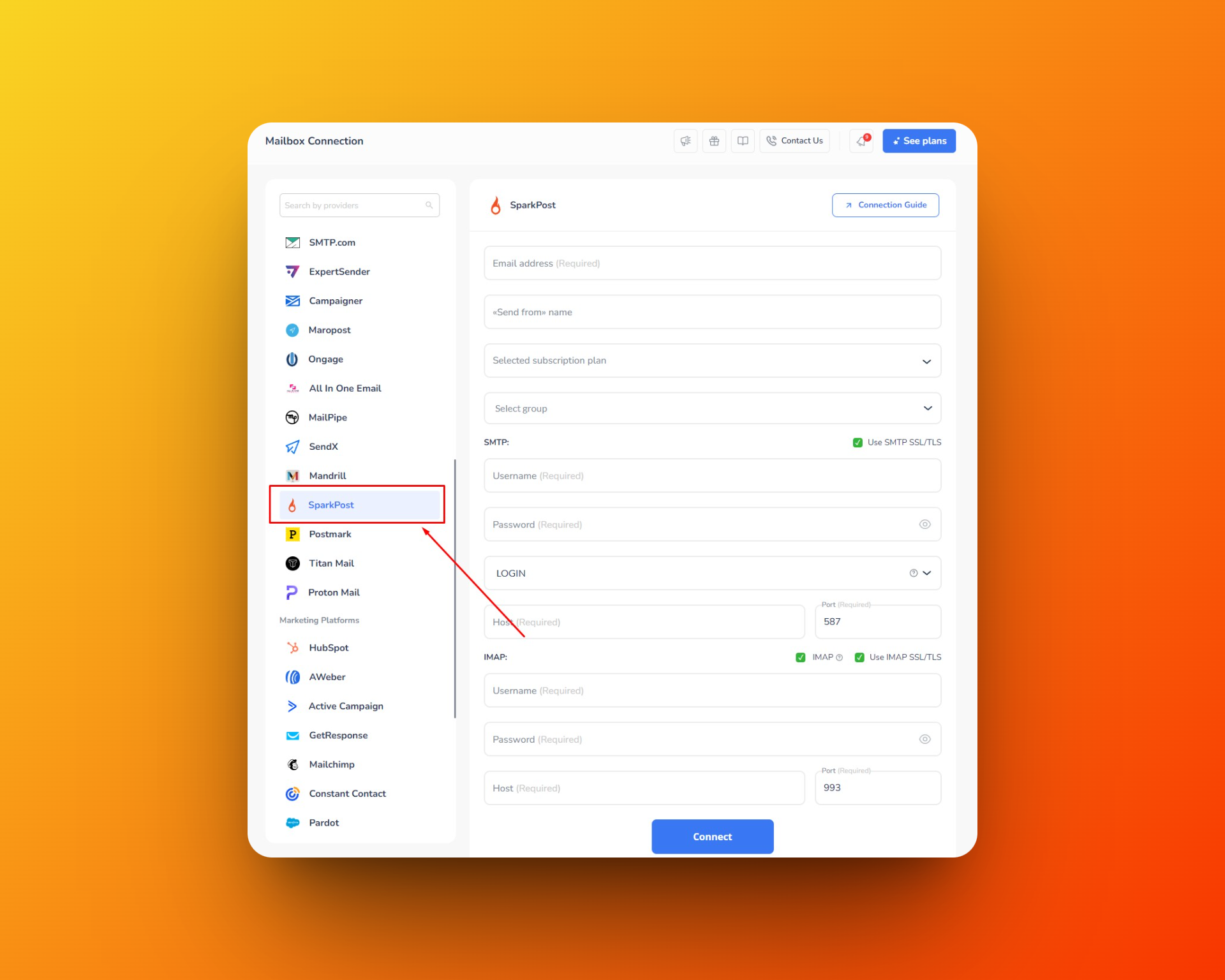 How to configure SparkPost?
