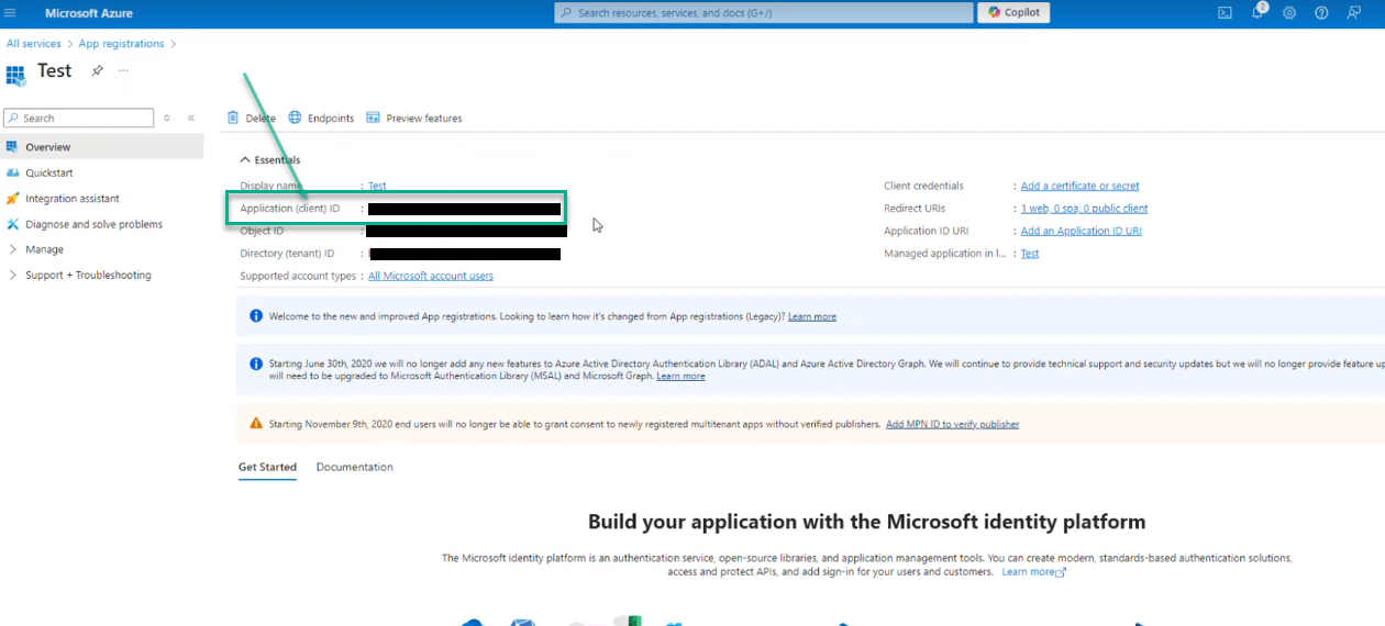 Connecting OAuth Outlook mailboxes via API