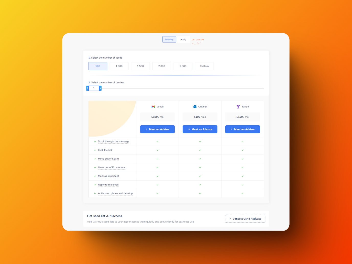 Boost Deliverability with Warmy’s Seed List