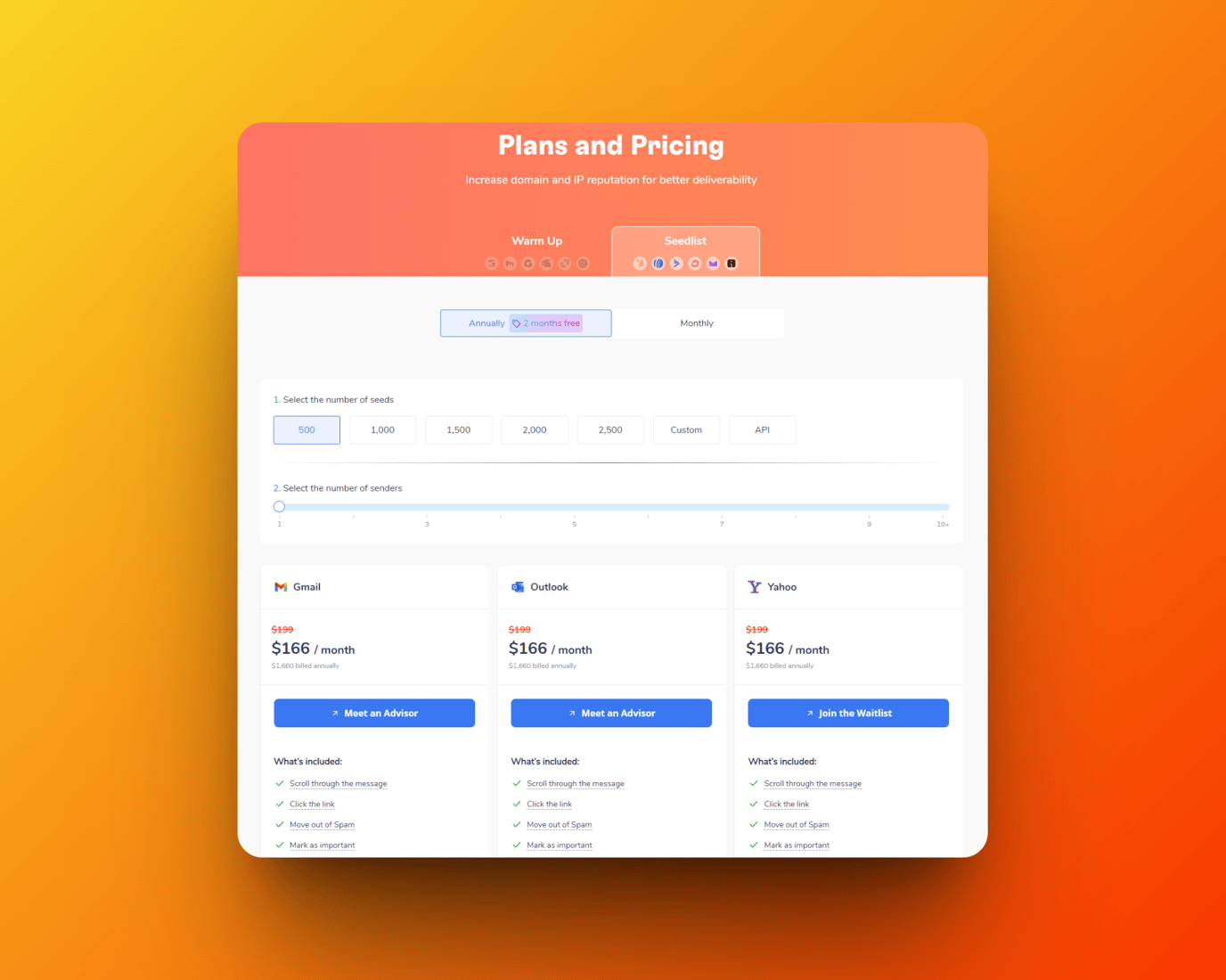 Boost Deliverability with Warmy’s Seed List