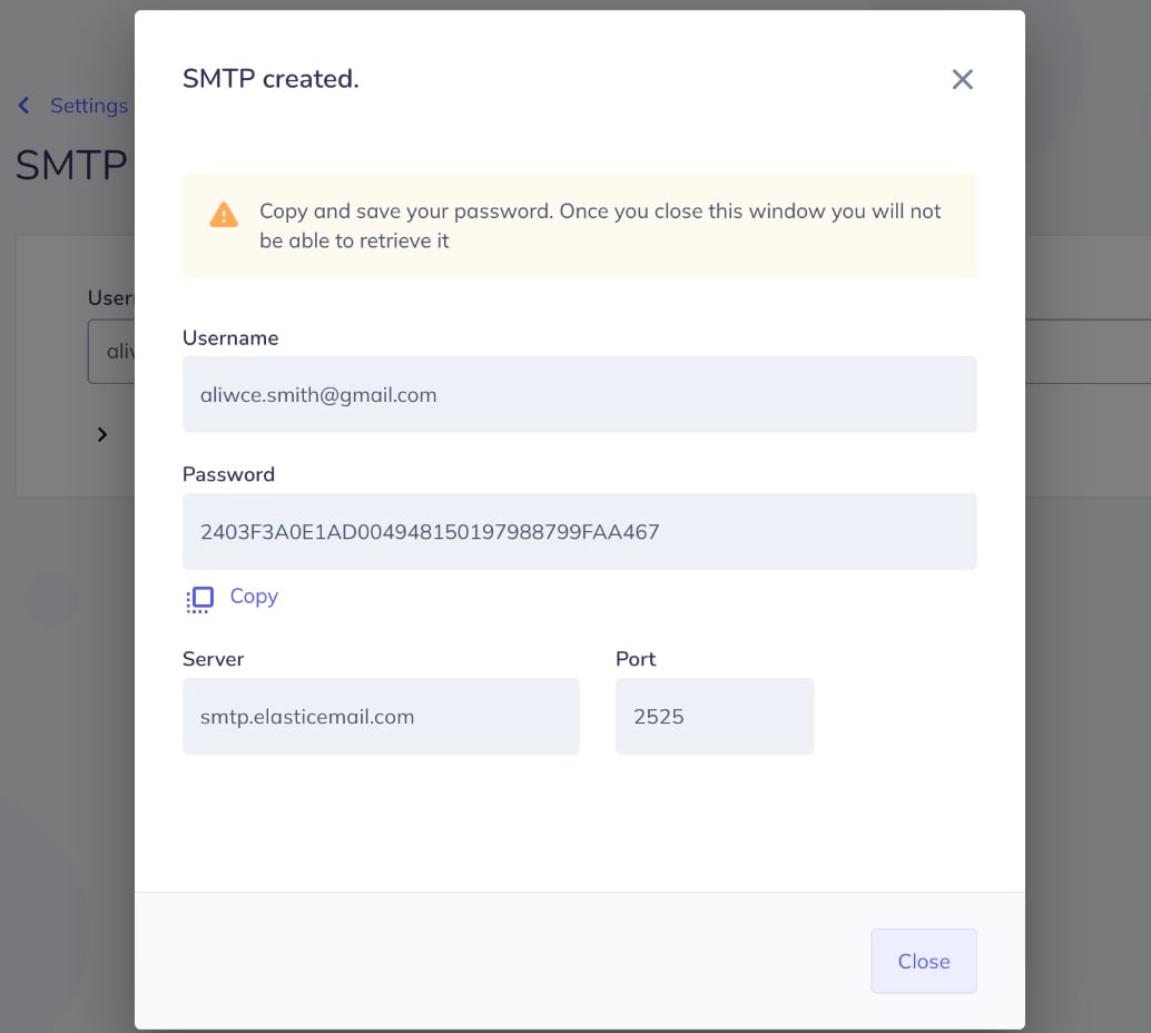 How to configure Elastic Email?