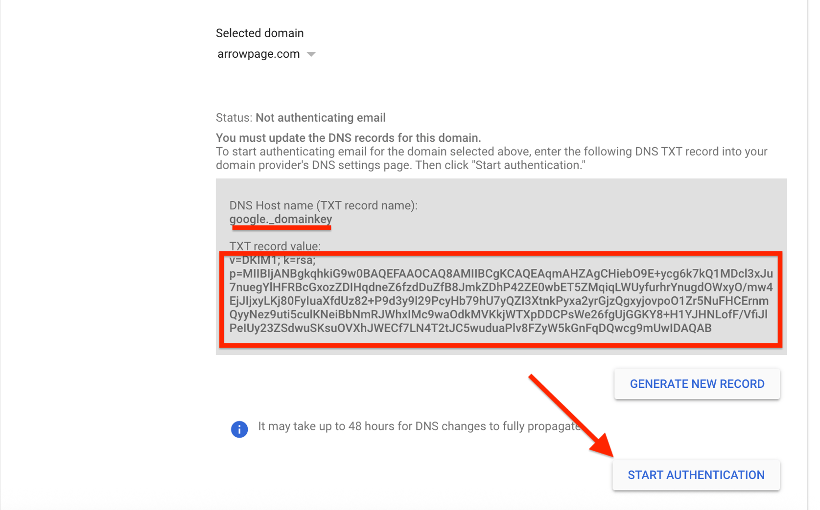 Google Workspace - SPF & DKIM Configuration